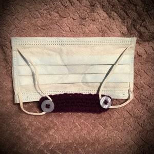 Face Mask Button Holder PATTERN, Holder, Multi Color, Buttons, Masks ...