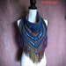 Chilly Cider Cowl PATTERN With Pictures, Step by Step, Boho, Tassels ...