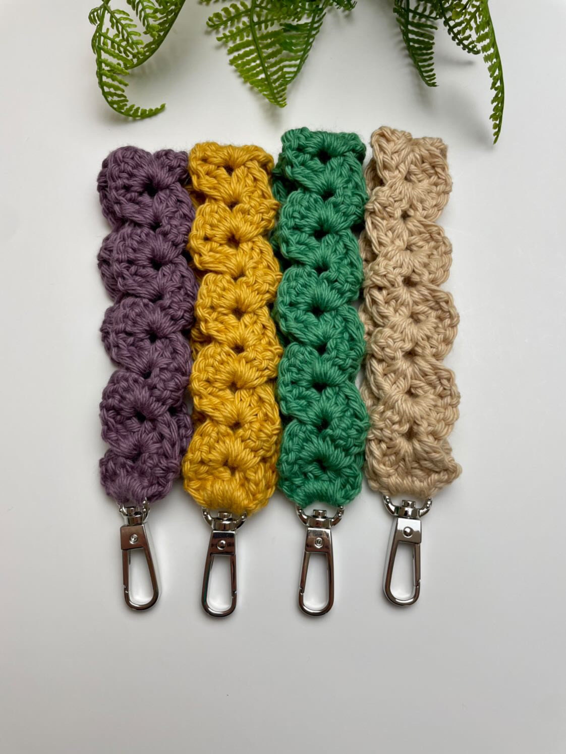 High Tide Wristlet Crochet PATTERN Keychain Clasp Fast - Etsy