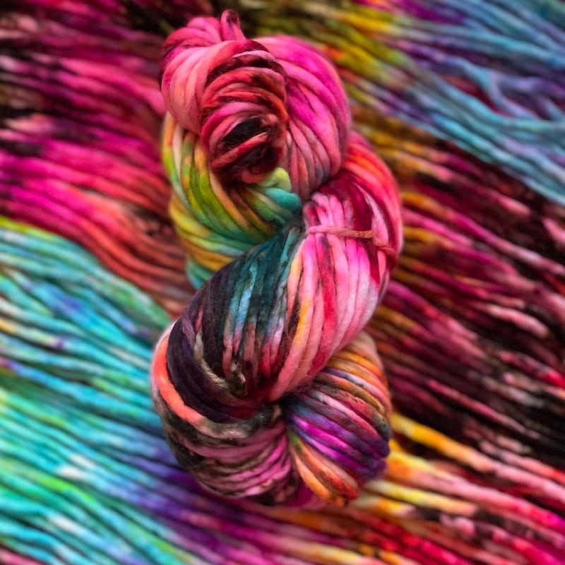 Chunky Neon Pink Yarn - Etsy