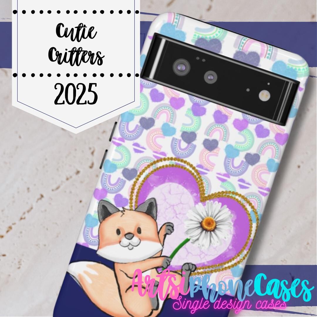 Artsi Cutie Critters | Bright and Bold Protective Phone Cases | Durable ...