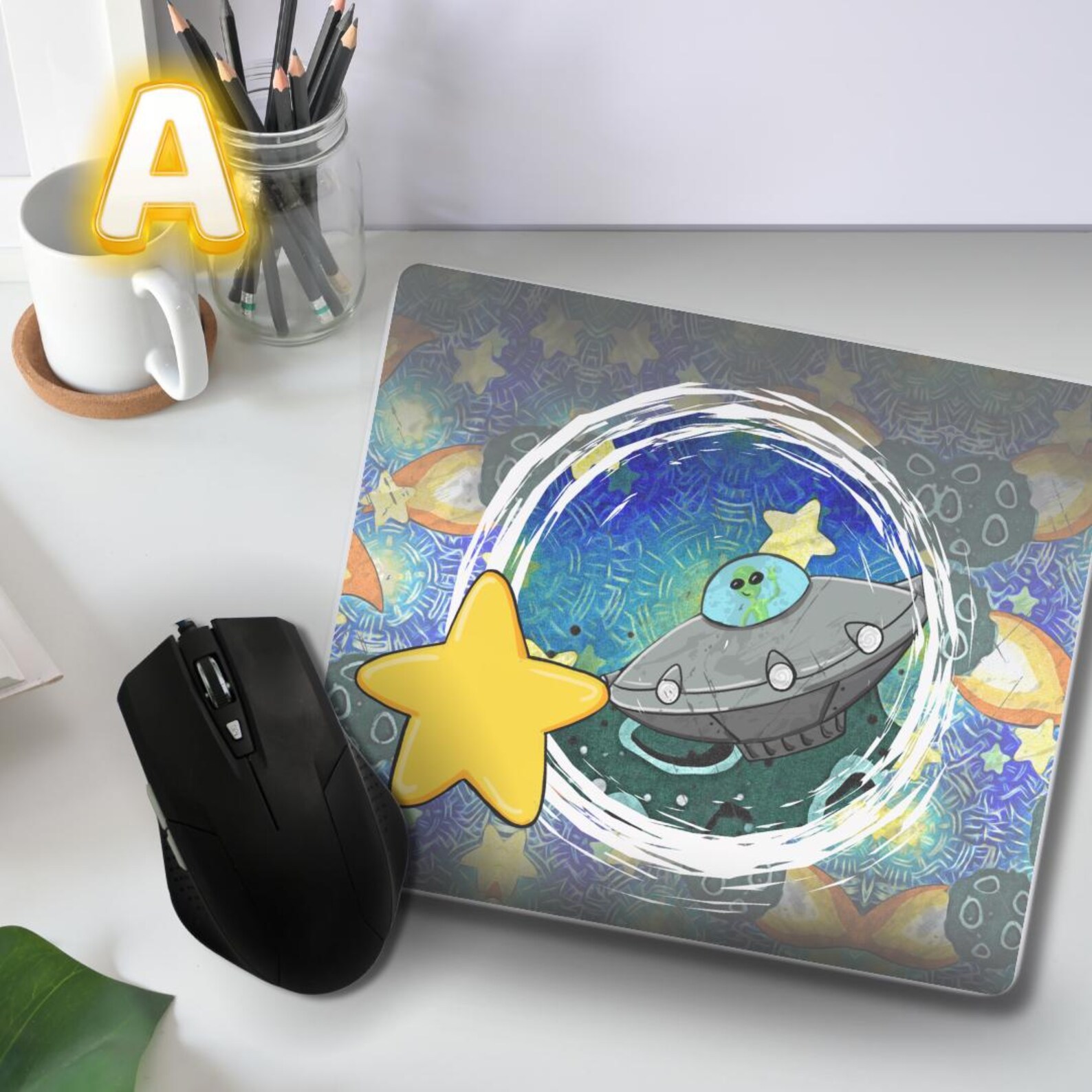 Artsi Mouse Pads- Stellar Stars - Etsy