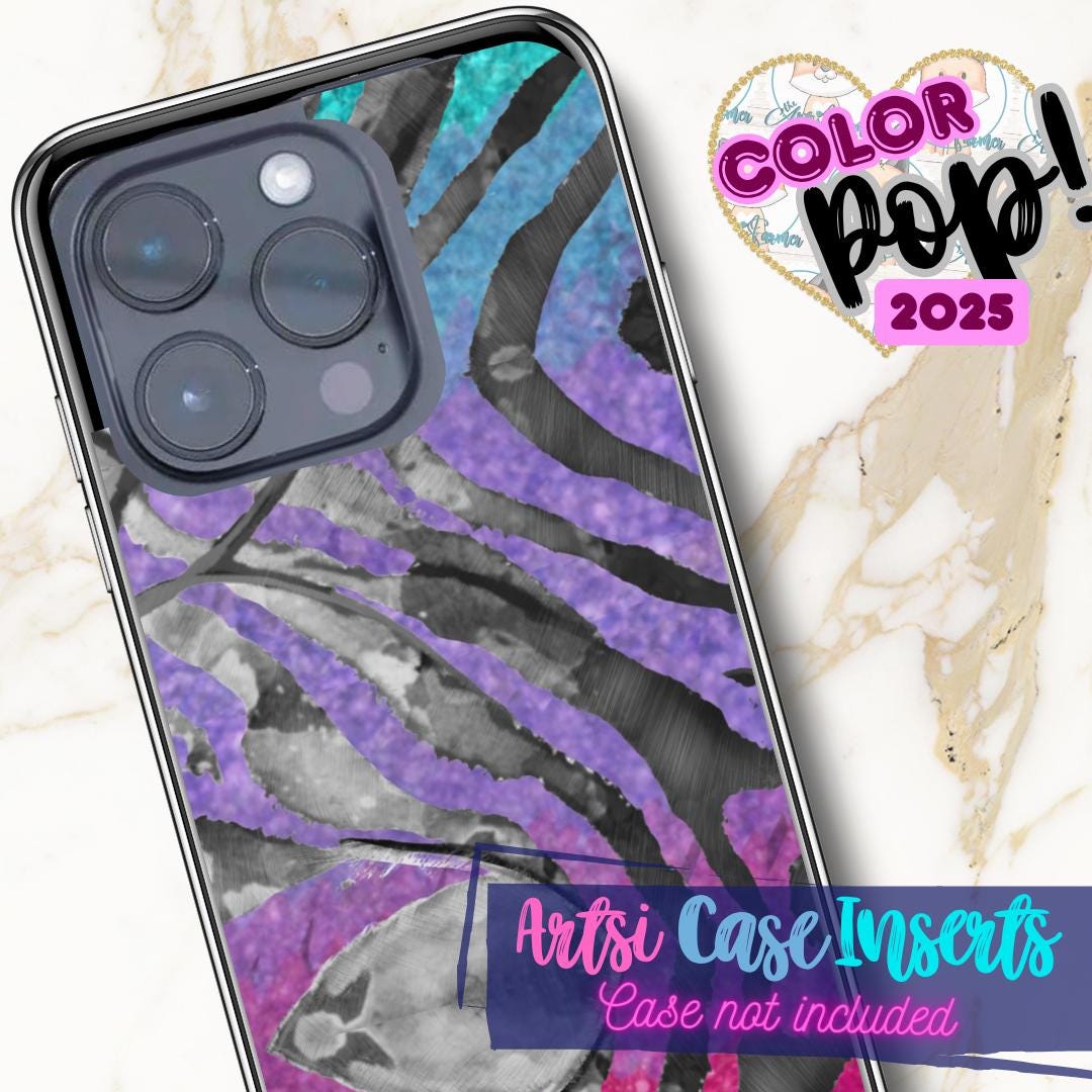 Purple Star Phone Case Insert: Color Pop Collection - Etsy