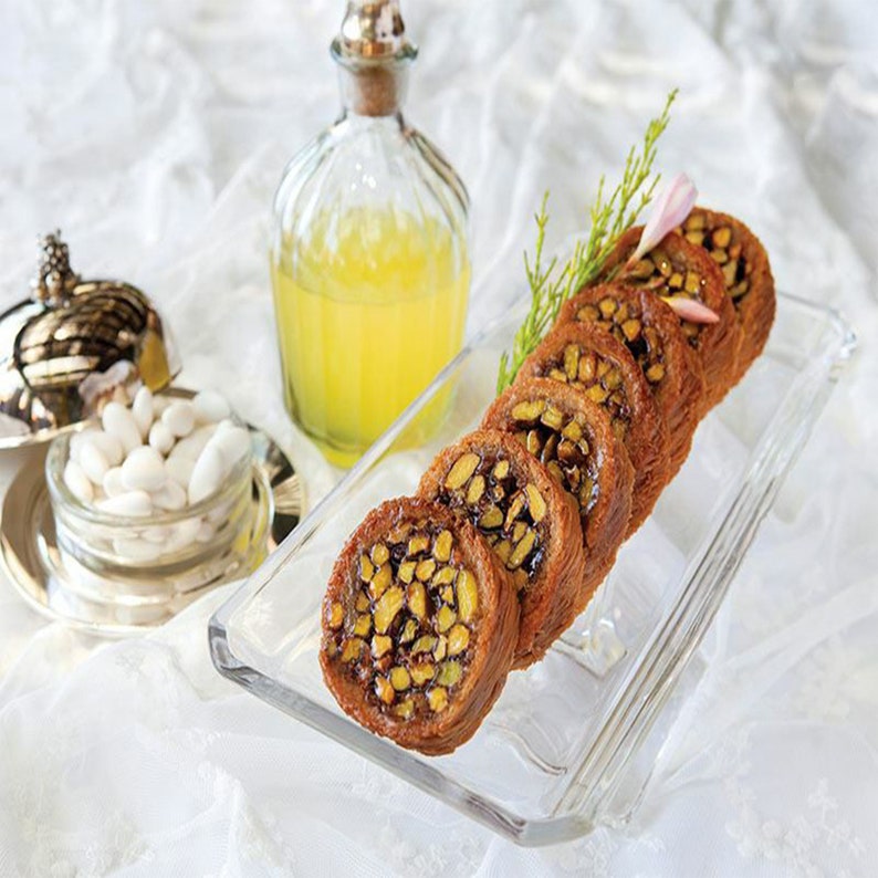 Turkish Wrapped Kadayifi With Pistachio - Halep Wrapped Kadayifi - Etsy
