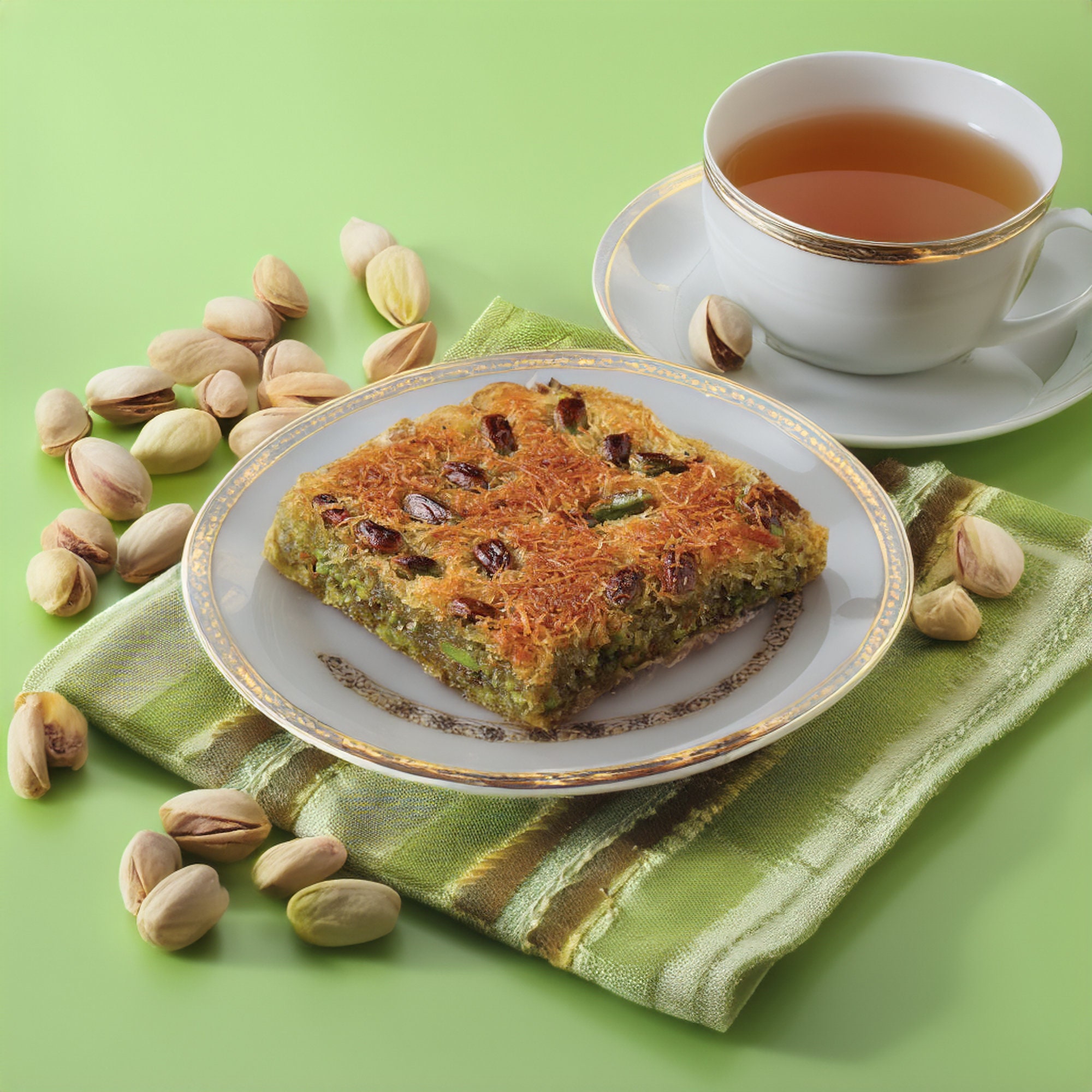 Turkish Traditional Kadayifi With Pistachio - Etsy