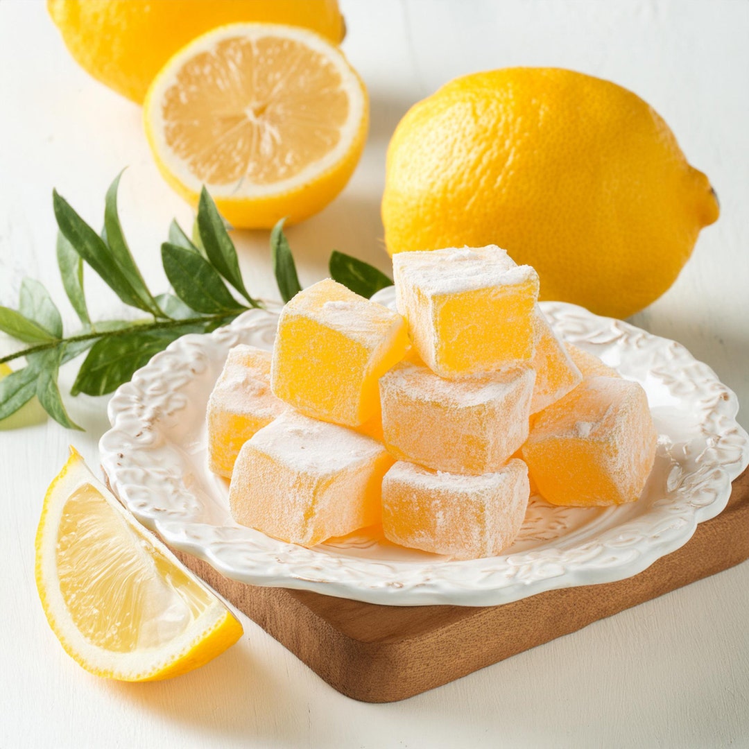 Lemon Flavored Turkish Delight - Etsy