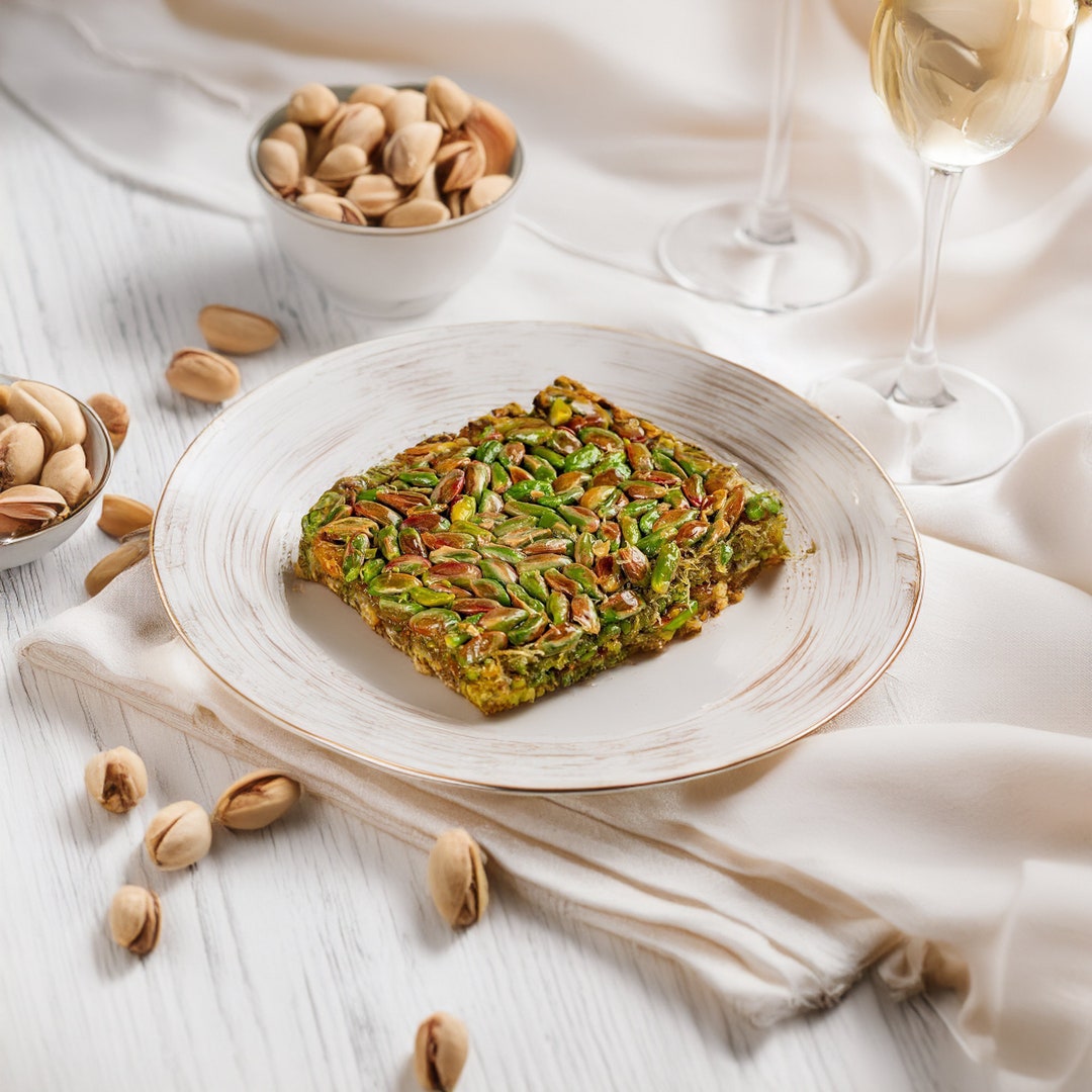 Turkish Sultani Kadayifi With Extra Pistachio - Etsy