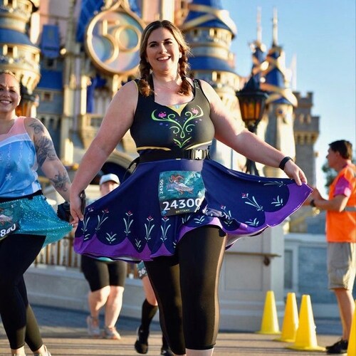 Anna Frozen Inspired Princess Running Costume Skater Dress - Etsy