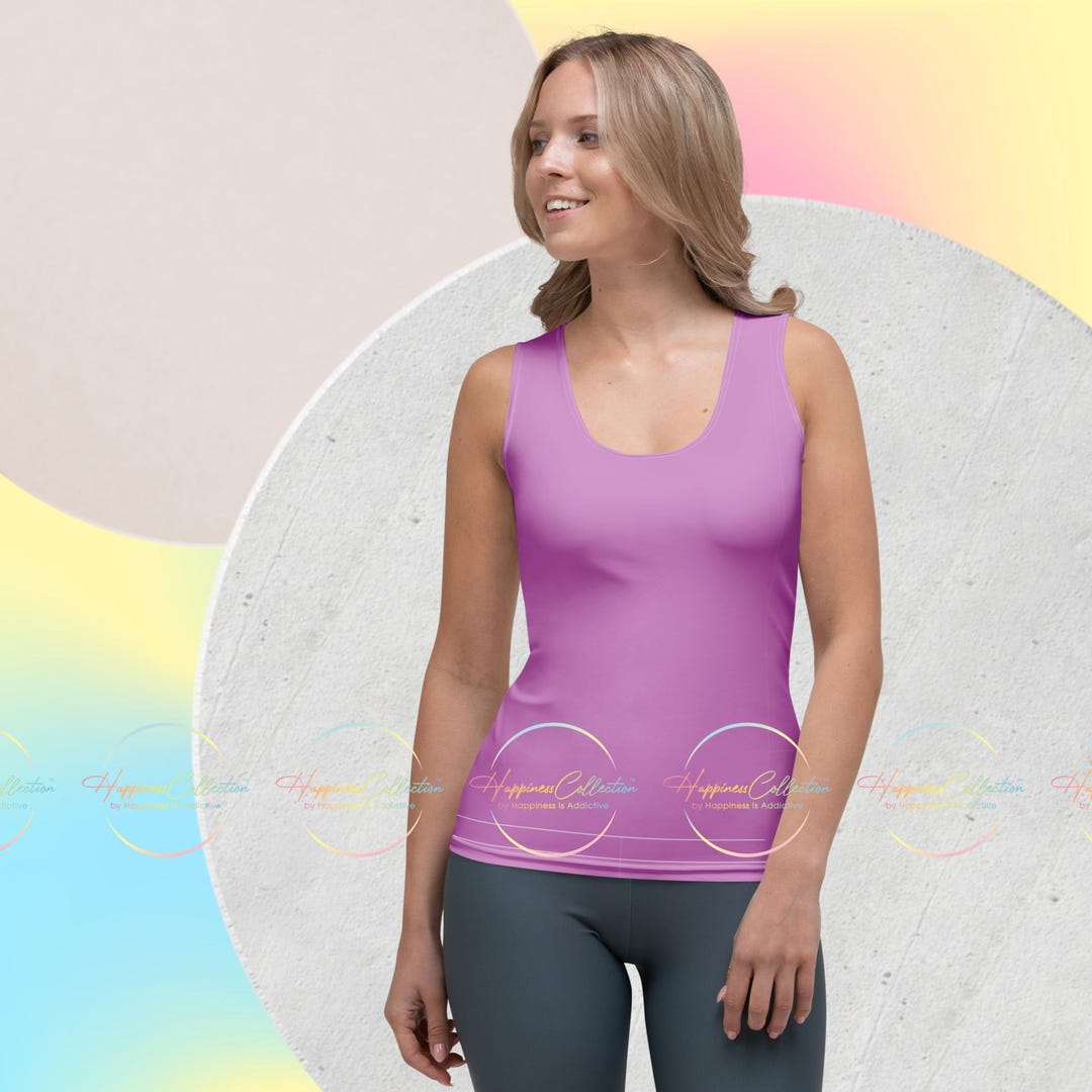 Plush Puff Inspired Tank Top | Pastel Cuddle Creature Running Tank ...