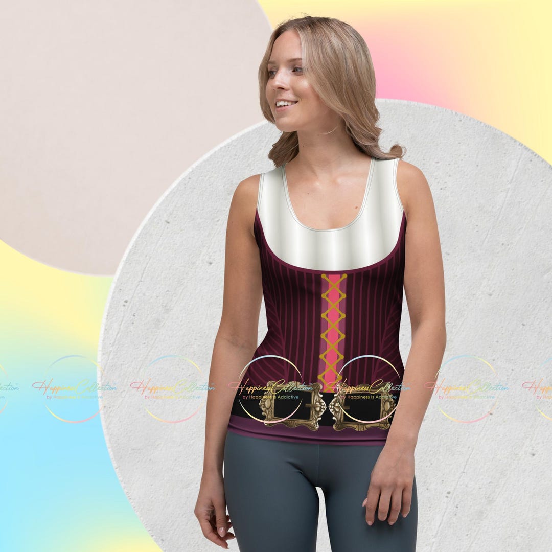 Red Pirate Tank Top – Crimson Corsair Sleeveless Disneybound Costume ...