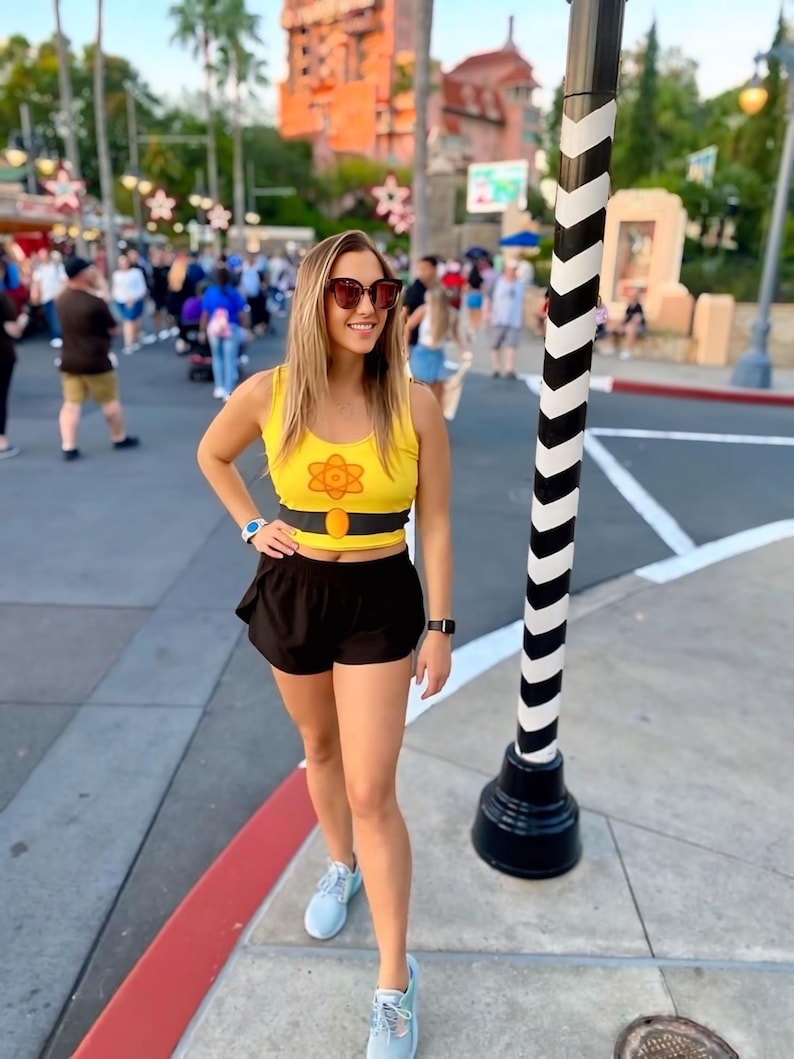 The Powerline Women's Sleeveless Crop Top – Bold, Electric, and Totally ...