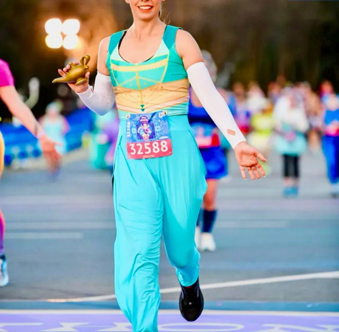 Desert Jewel: "arabian Princess" Jasmine Women's Athletic Crop Top ...