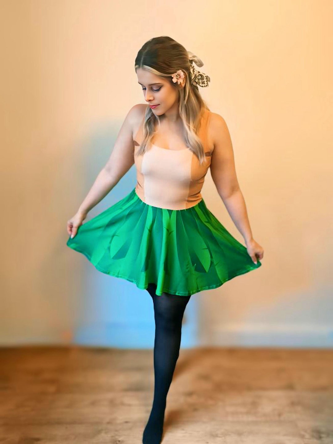 Hula Timon: Women's Savannah Rhythm Athletic Skater Dress - Etsy