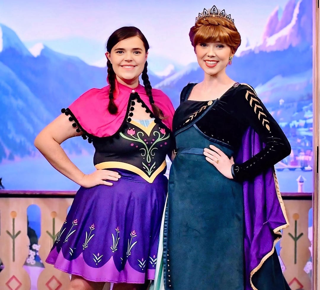 Ice Princess Anna Skater Dress: Winter Costume, Disneybound Outfit - Etsy