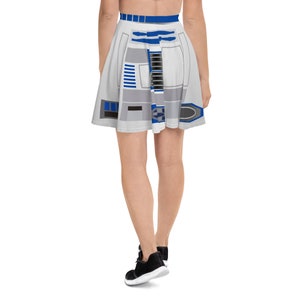 Cosmic Sidekick: the Droid Women's Skater Skirt - Etsy