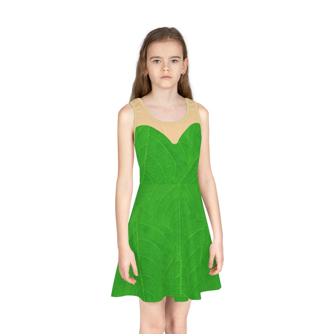Enchanted Whirl Pixie Dust Girl's Sleeveless Tink Skater Dress Sparkle and Soar - Etsy
