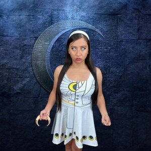 The "moon Knight" - Skater Dress - Etsy