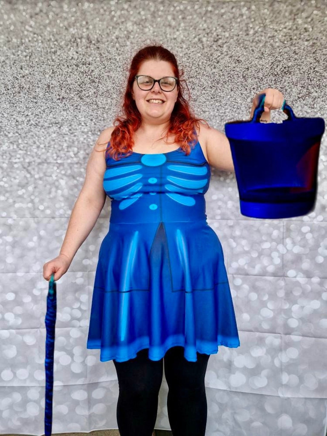 Ghost in a Hatbox Skater Dress: Spooky Chic Fashion Haunted Mansion ...