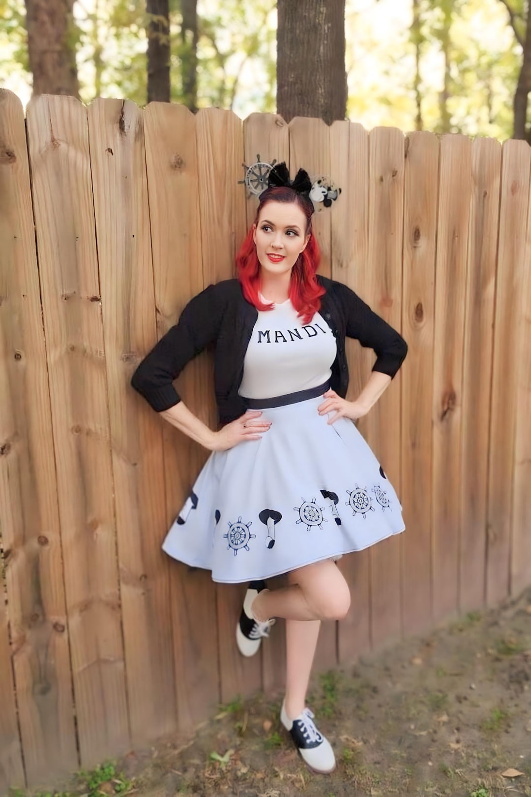 Steam up Your Style With 'the Steamboat' Mickey Skater Skirt - Etsy
