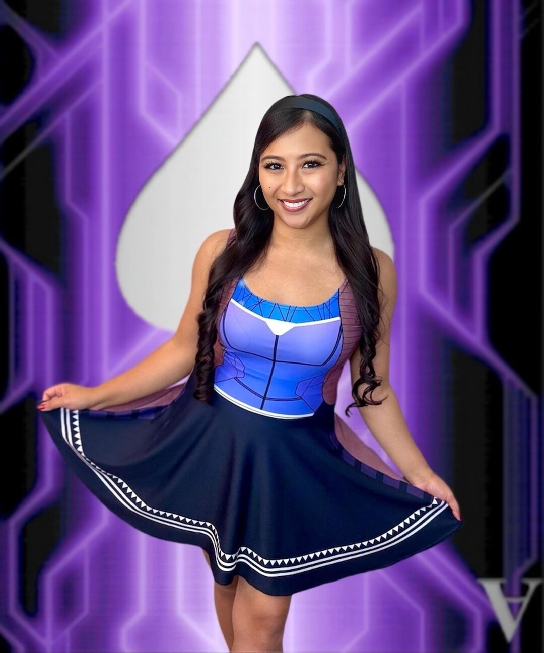 Running the Gambit Superhero: Women's Dynamic Athletic Skater Dress ...