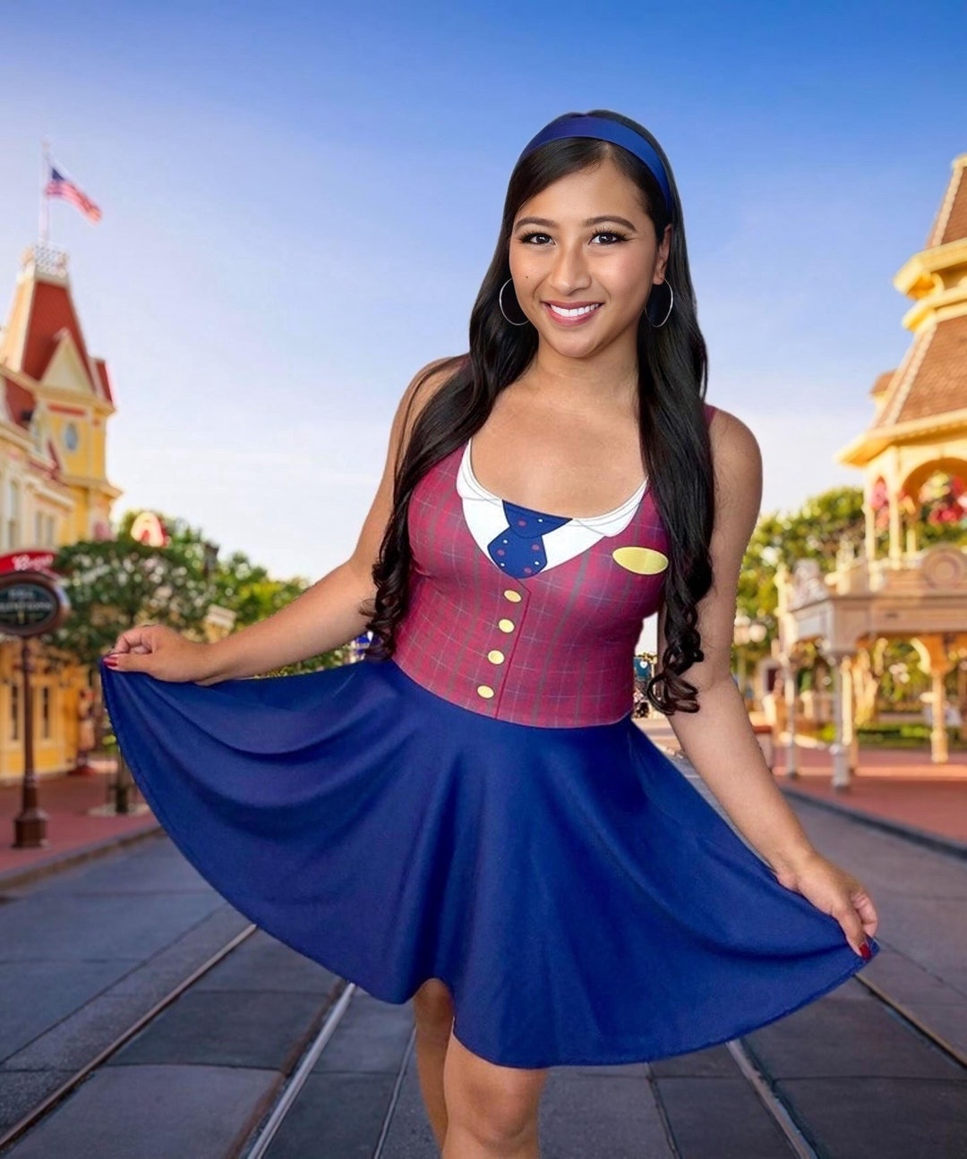 The Tour Guide: Women's Explorer Sleeveless Athletic Skater Dress - Etsy