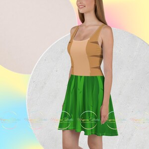 Hula Timon: Women's Savannah Rhythm Athletic Skater Dress - Etsy