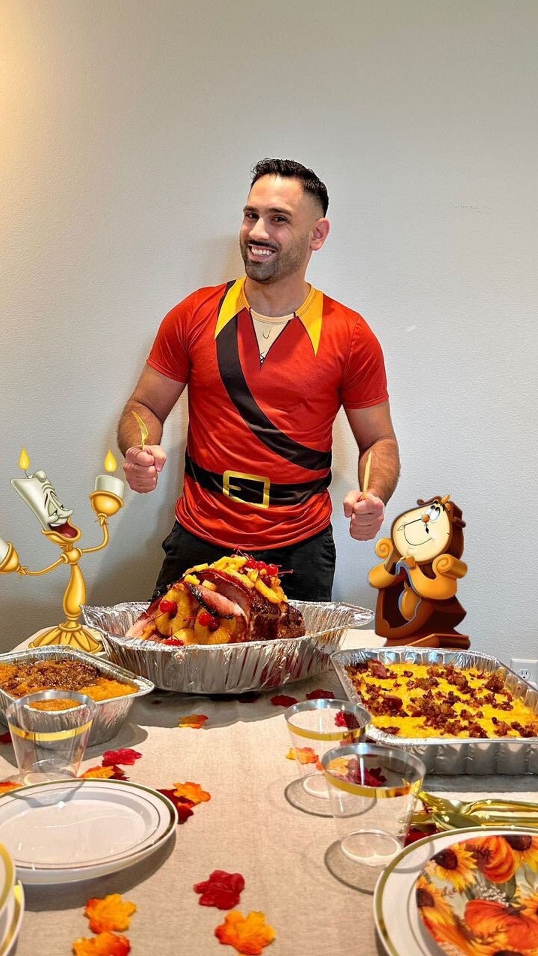 Heroic Braggart Villain - Gaston Men's Maxdri Athletic T-shirt ...