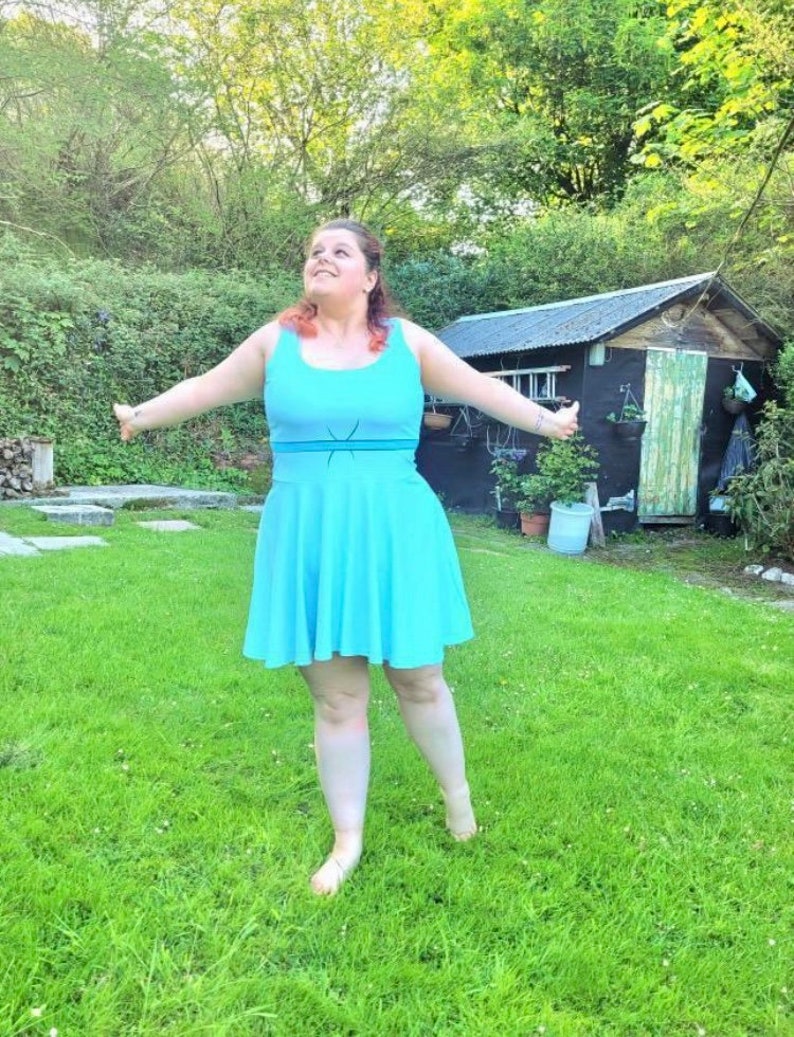Wendy Darling Skater Dress: Neverland Costume, Elegant Fairy Tale Style ...