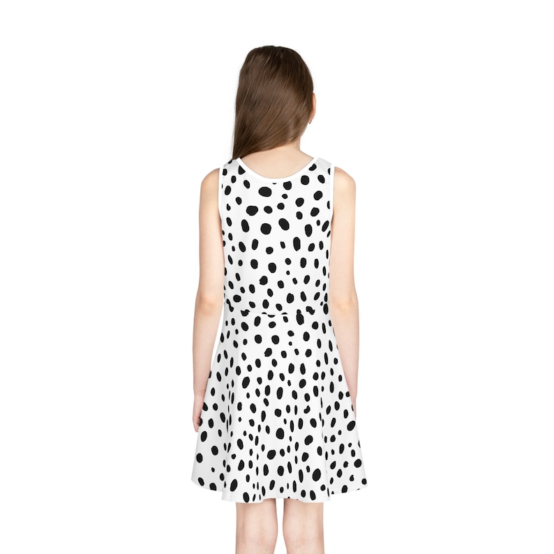 101 Spots Girls' Dalmatian Sleeveless Skater Dress - Playful and ...