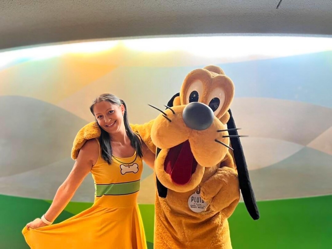Pluto Inspired Sleeveless Skater Dress: Playful Athletic Style ...