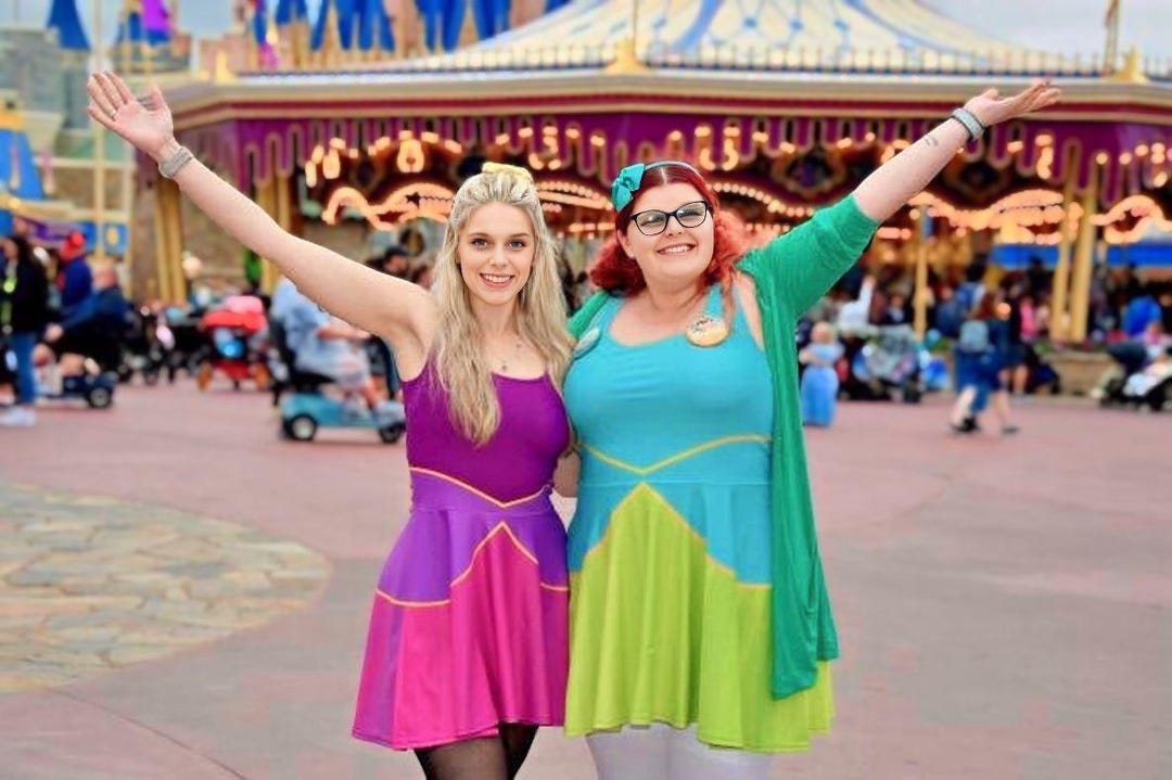 Drizella Villain Skater Dress – Wicked Green Disneybound Costume - Etsy