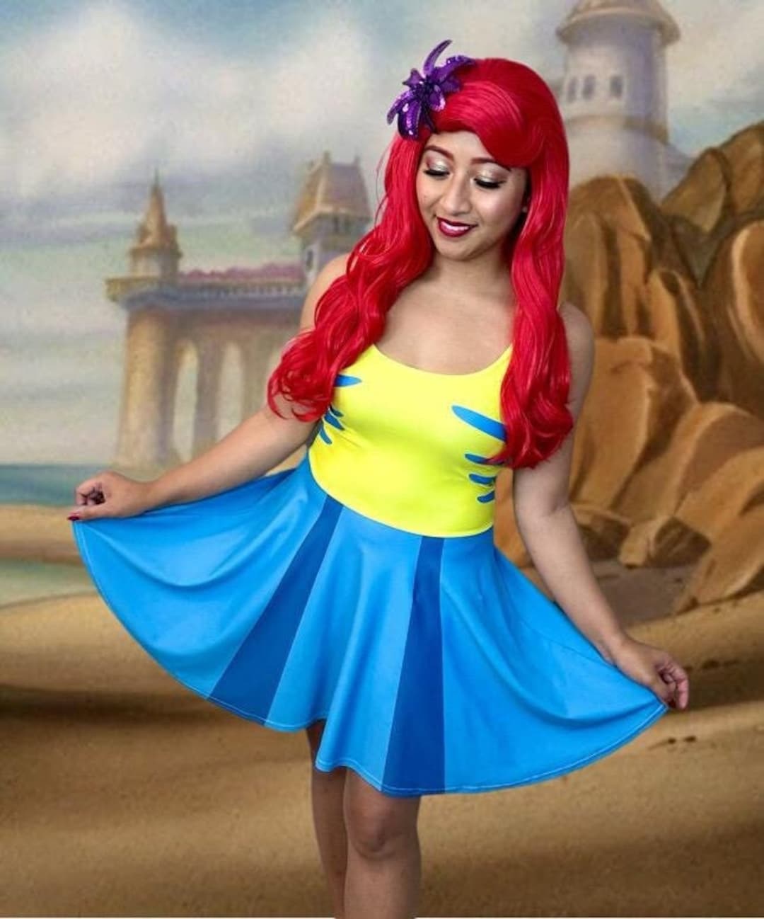 Fishy Fun - Ocean Sidekick Inspired Athletic Skater Dress - Disneybound ...