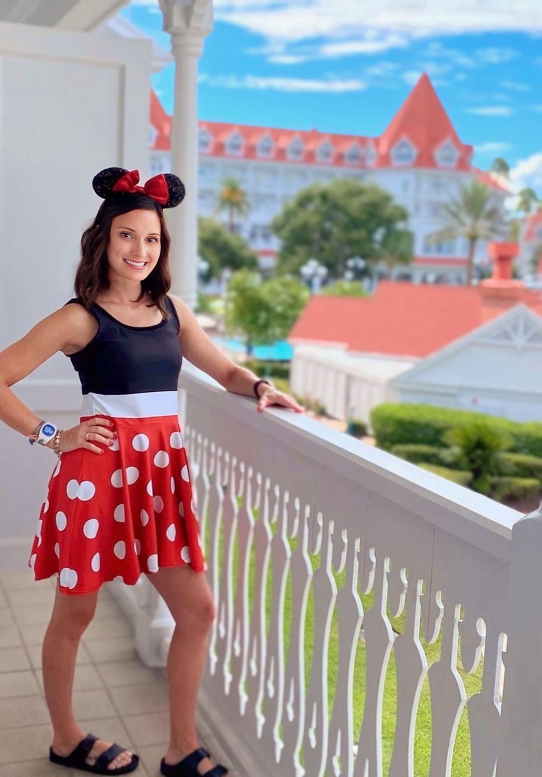 Minnie Mouse Inspired Skater Dress: Disneybounding Costume - Etsy