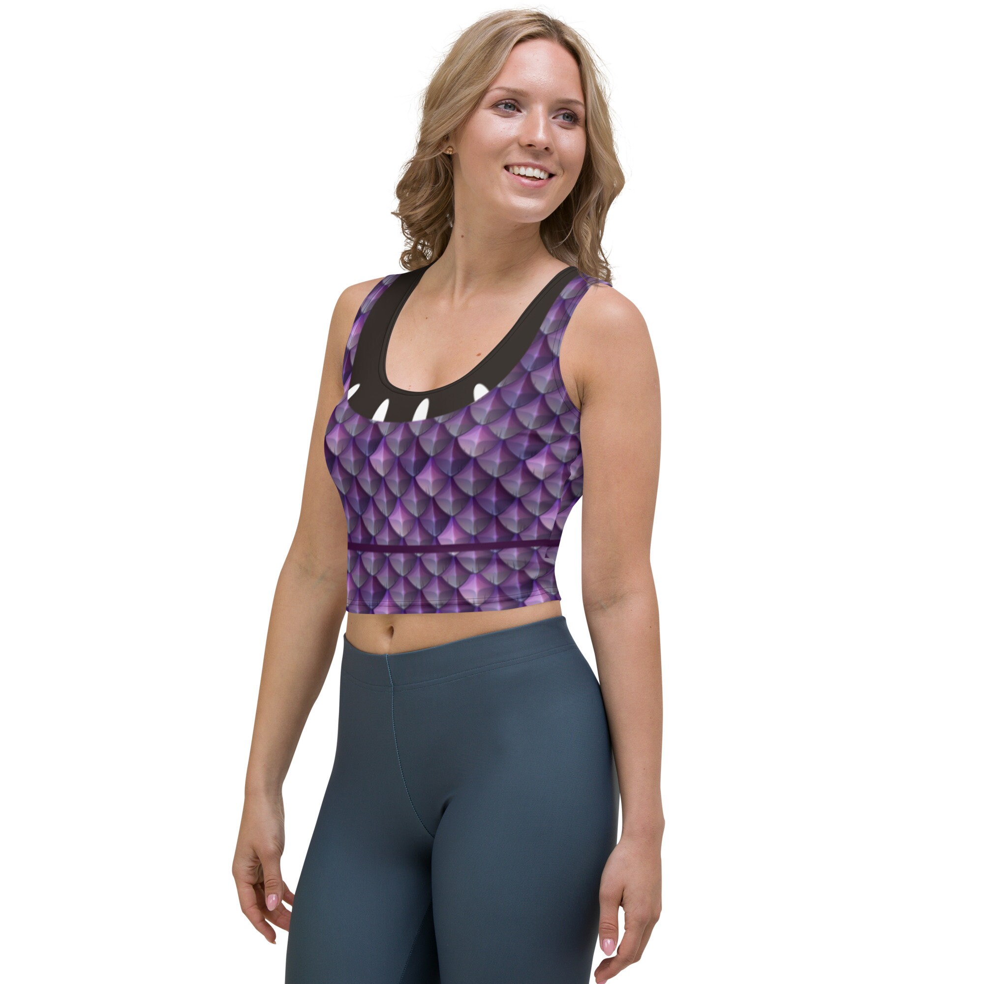 Little Wonder: 'the Boo' Monsters Womens Sleeveless Crop Top - Etsy