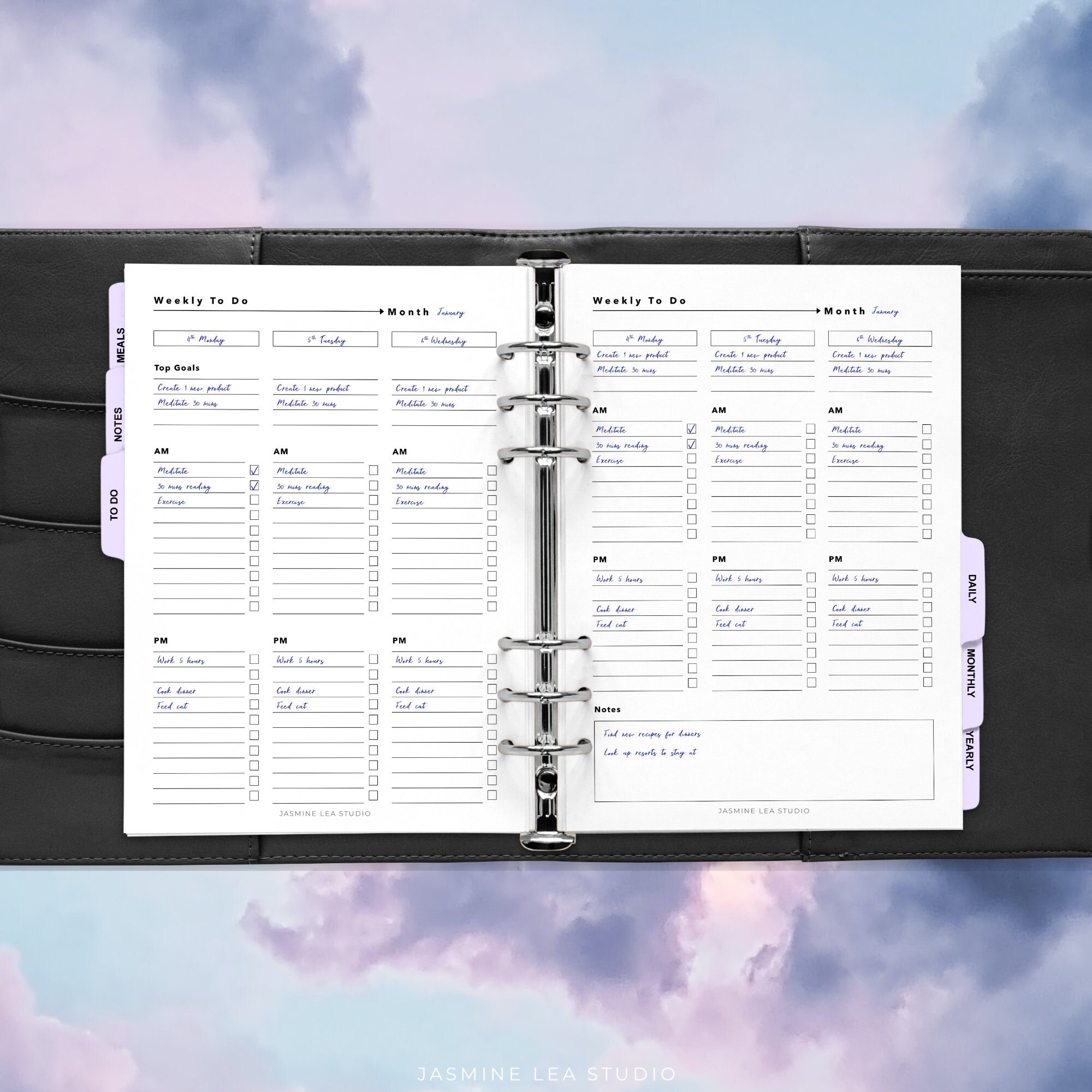 Minimal to Do Am Pm Planner Printable, Simple Daily to Do Am Pm Pdf ...