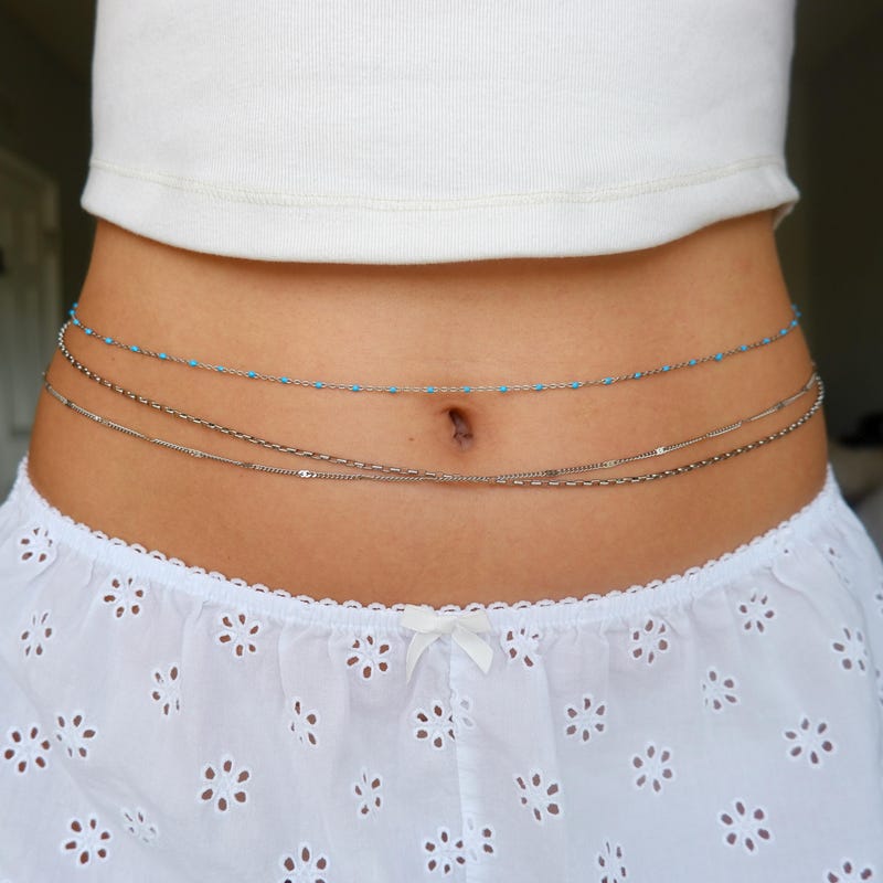 Belly Chain for Bikini - Etsy