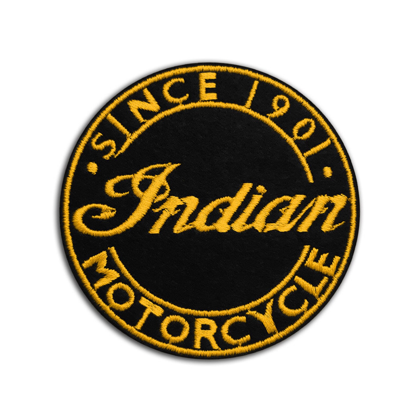 Indian Motorcycle Embroidered Biker Patch Iron on/Sew on. | Etsy