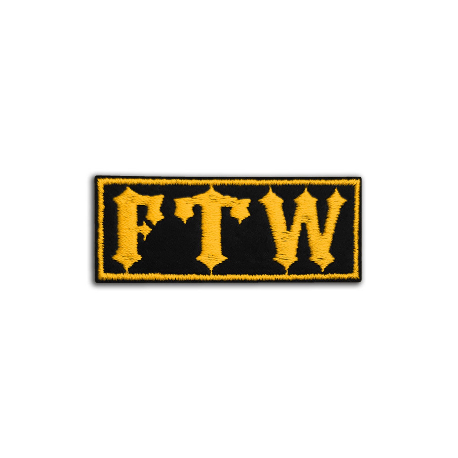FTW Motorcycle Embroidered Biker Patch Iron on/Sew on. Size: | Etsy