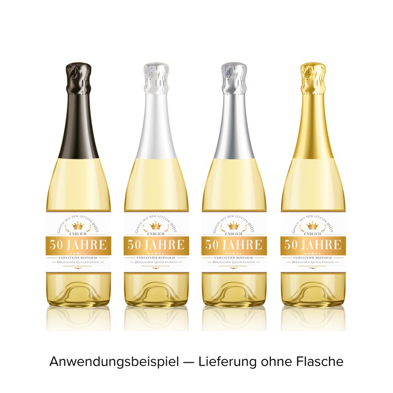 Flaschenetikett Endlich 50 Jahre, Aufkleber, Etikett selbstklebend ... Flaschenetikett Endlich 50 Jahre, Aufkleber, Etikett selbstklebend ...