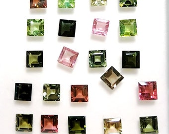 Square Cut Gemstone | Etsy