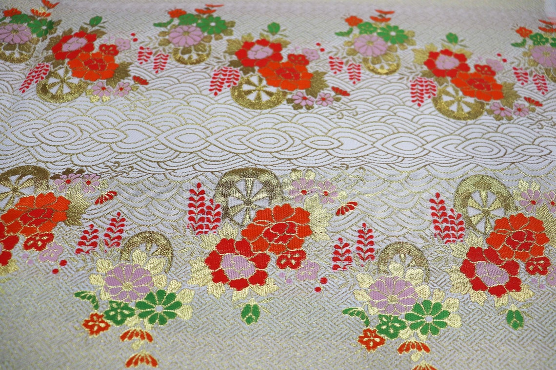Japanese Kimono Fabric / Woven Fabric / Silk Fabric - Etsy
