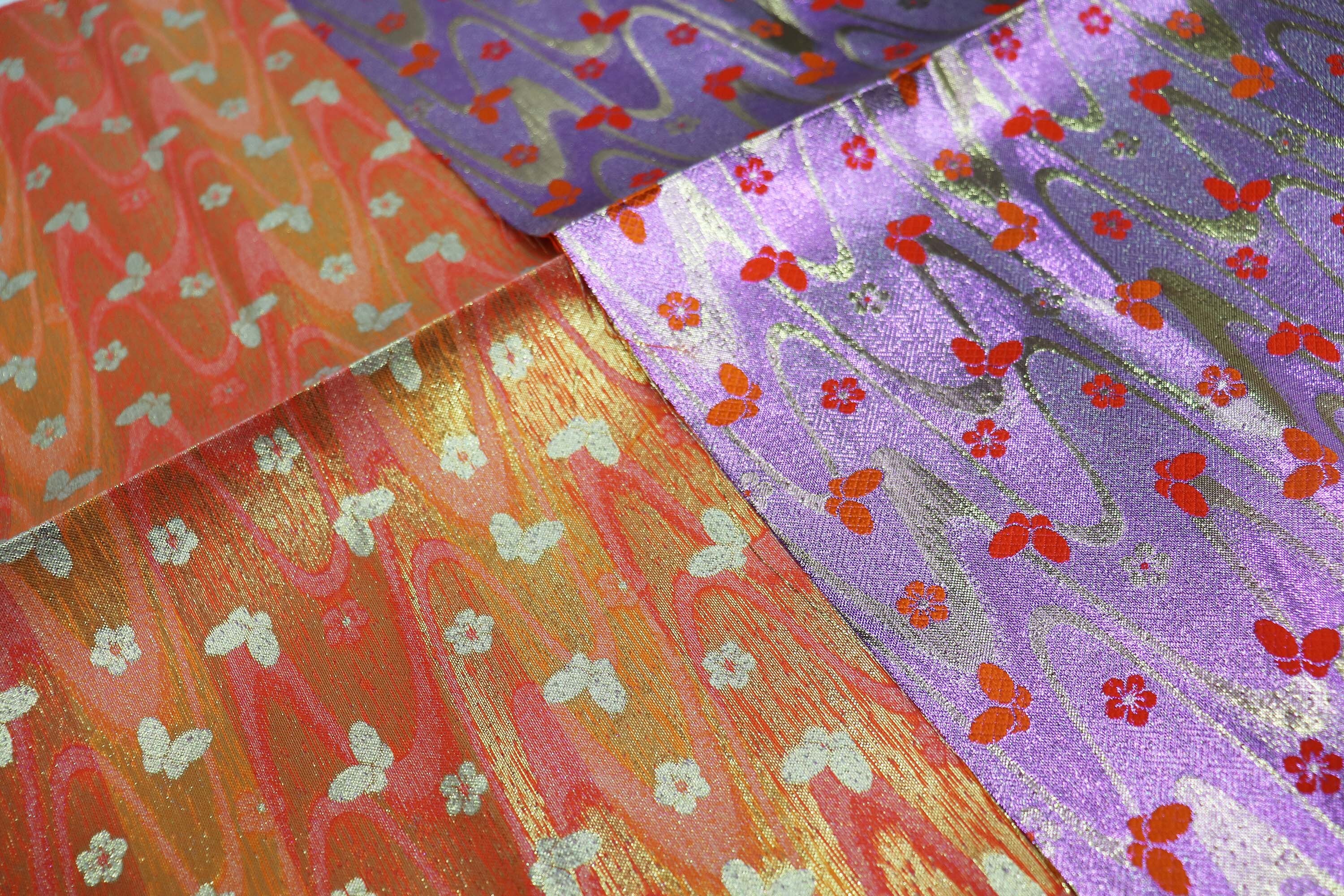 Japanese Kimono Fabric / Woven Fabric / Silk Fabric - Etsy
