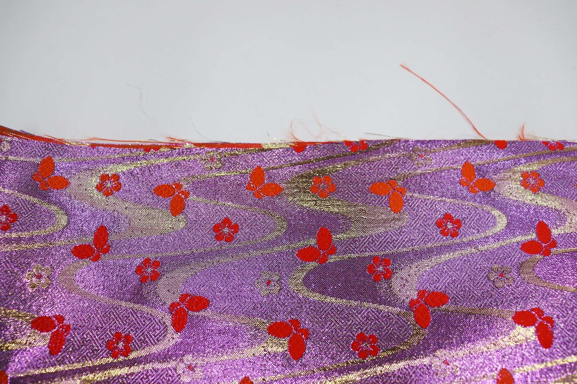 Japanese Kimono Fabric / Woven Fabric / Silk Fabric - Etsy