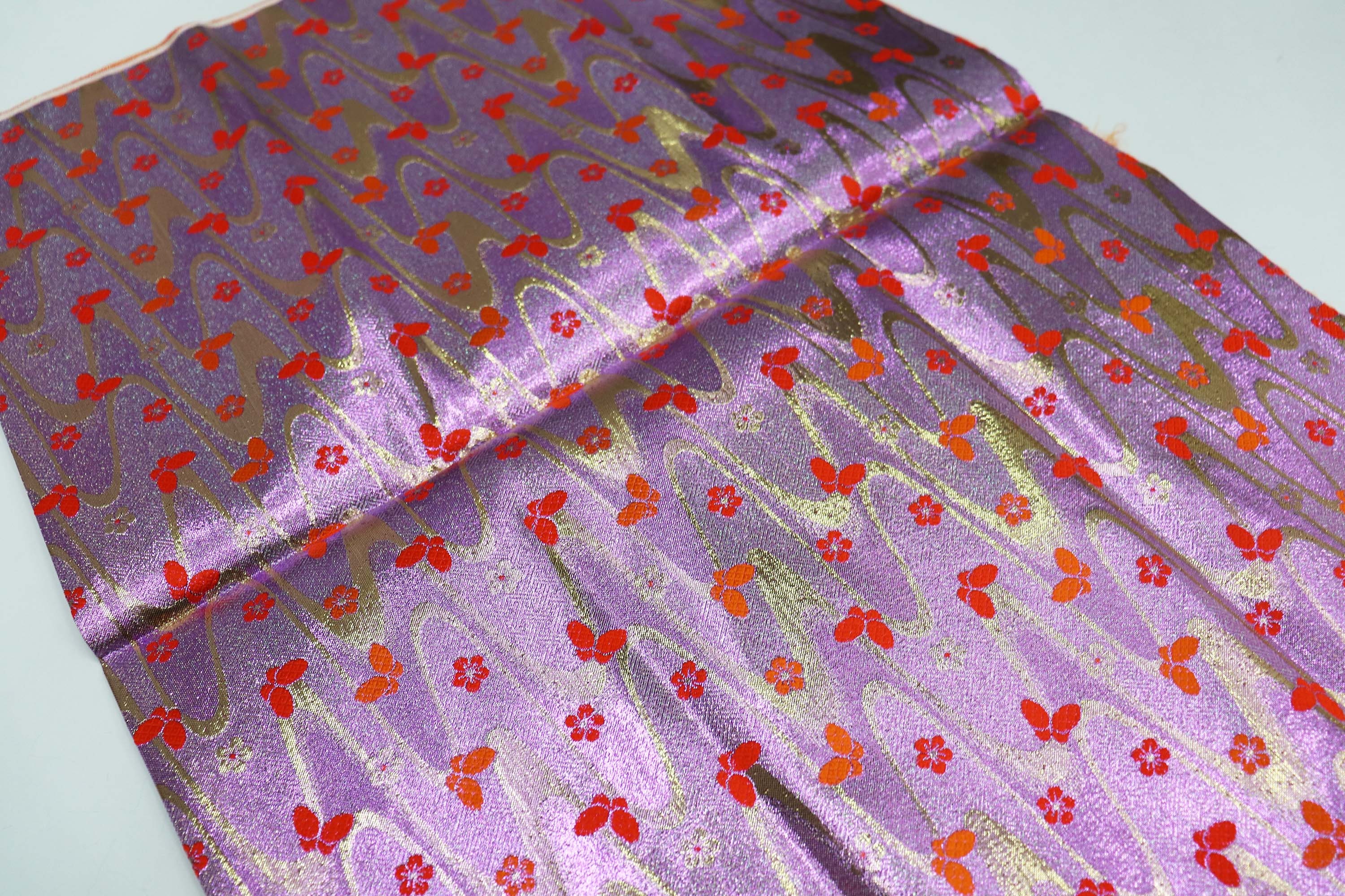 Japanese Kimono Fabric / Woven Fabric / Silk Fabric - Etsy