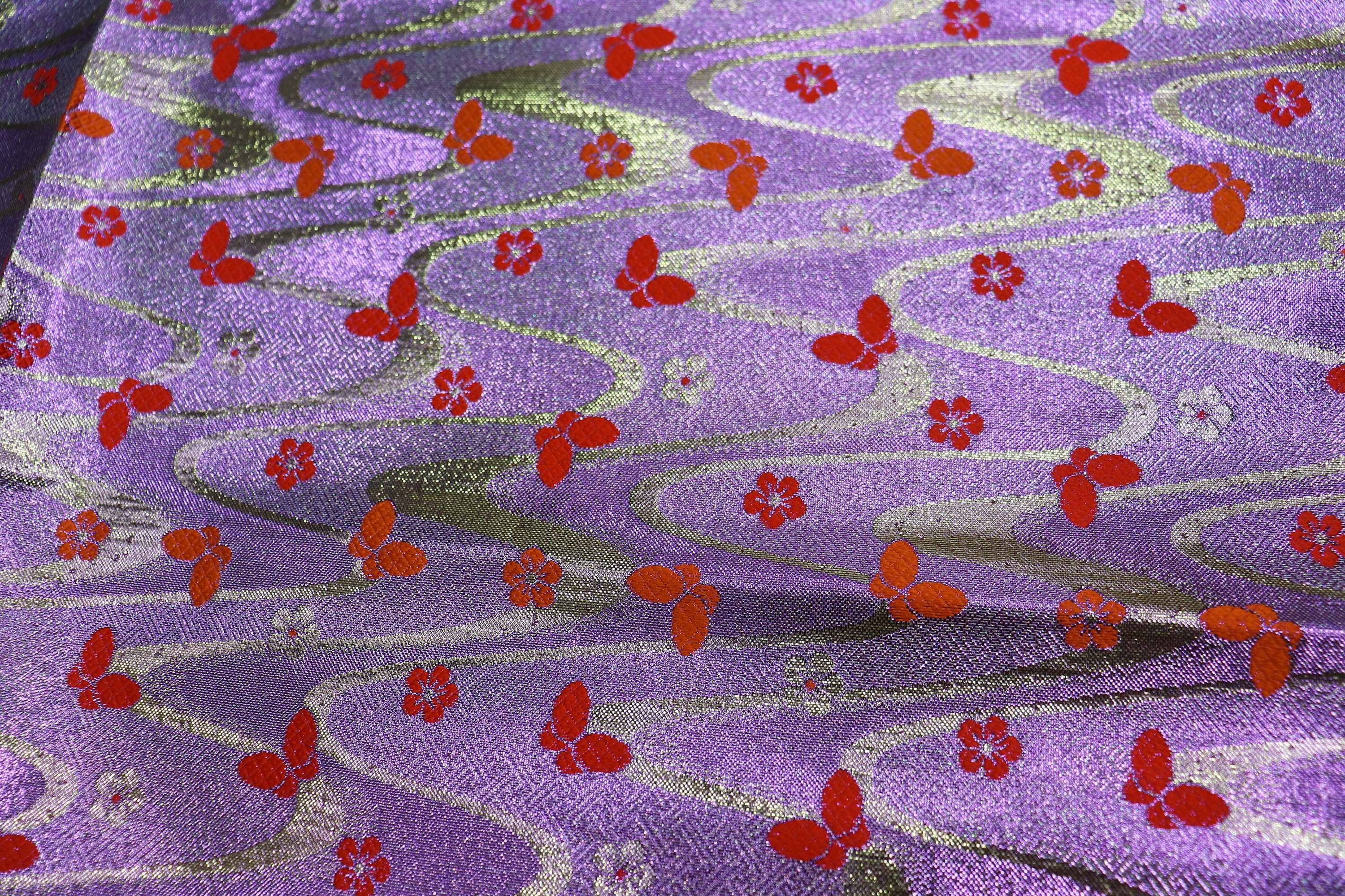 Japanese Kimono Fabric / Woven Fabric / Silk Fabric - Etsy