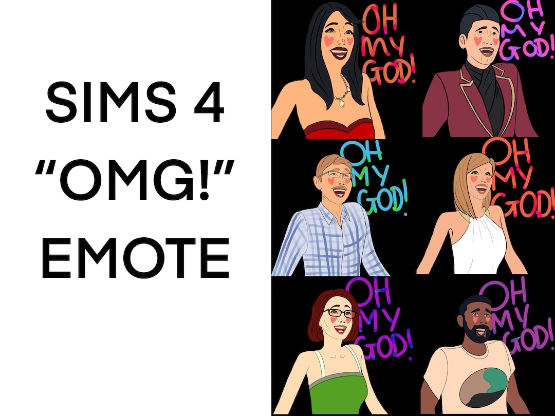 Sims 4 omg Emote - Etsy