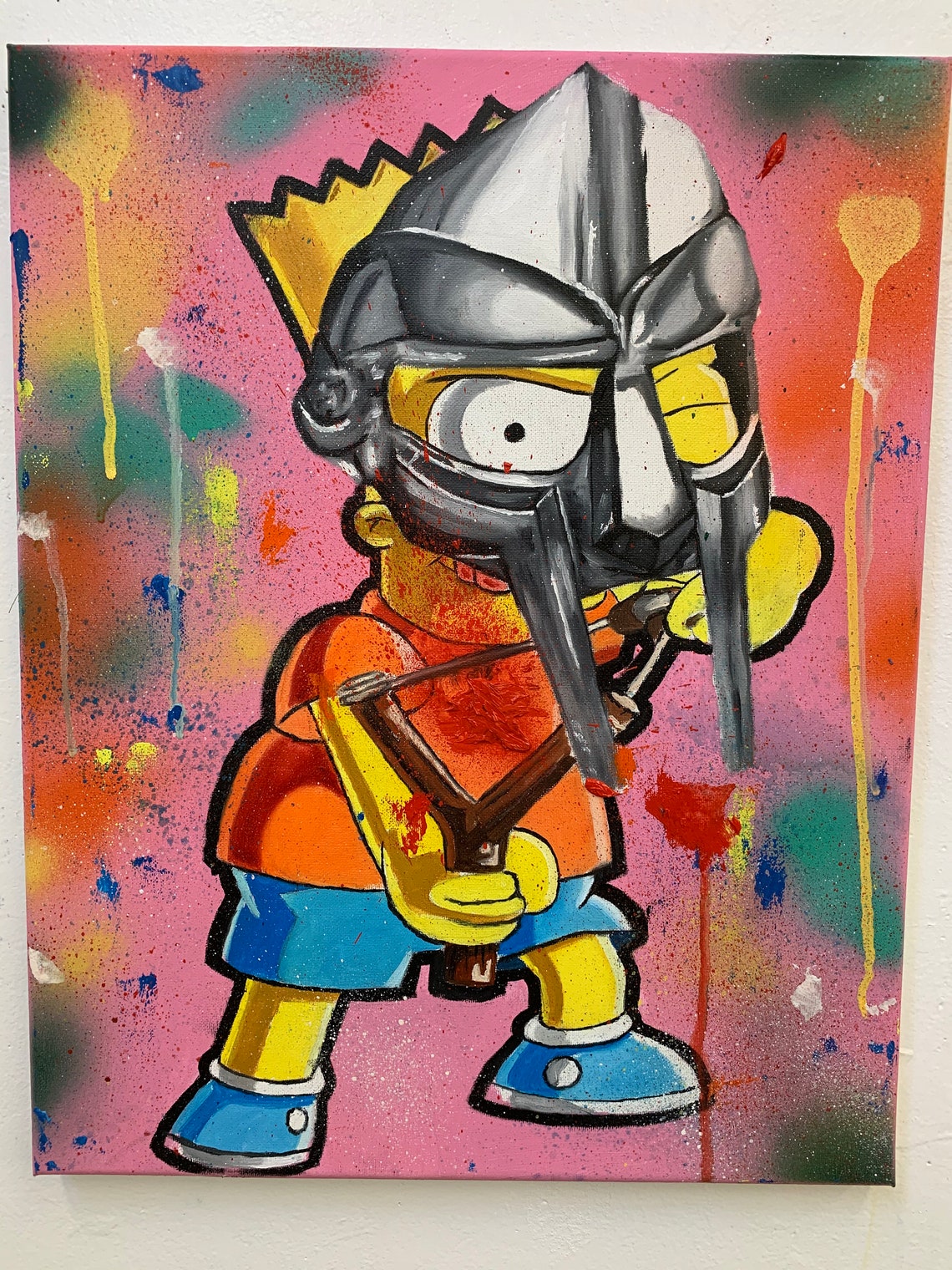 Bart Simpson X MFDOOM - Etsy