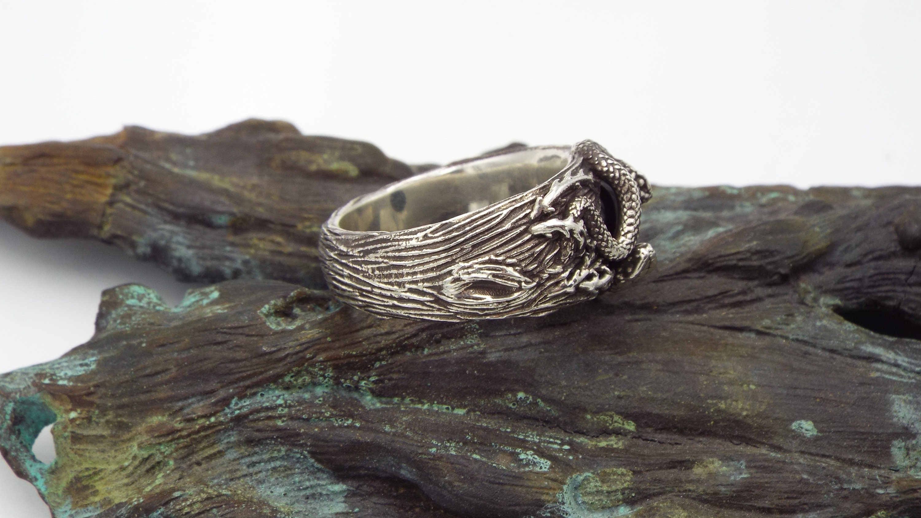 Serpents of the Thorns Thorn Snake Ring Sterling Silver - Etsy