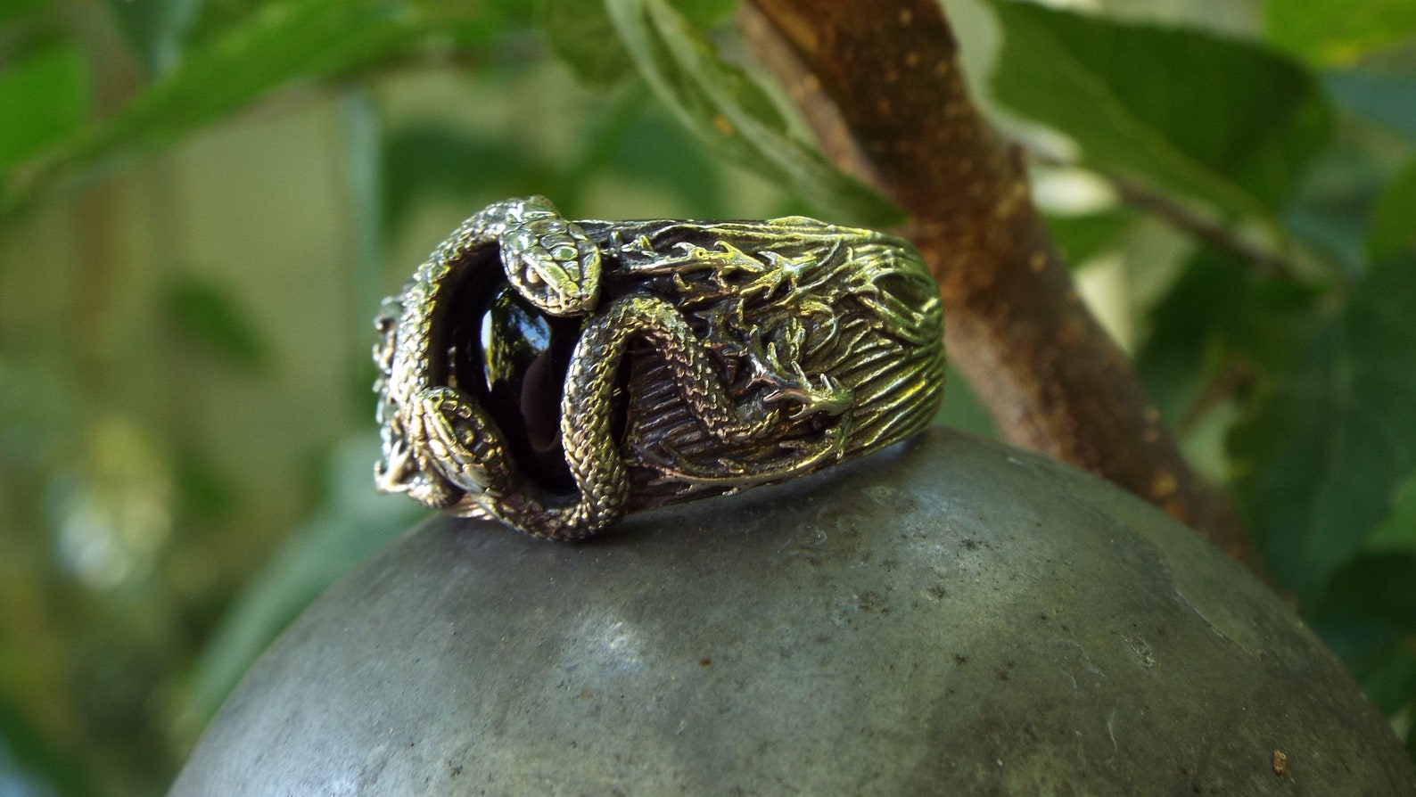 Serpents of the Thorns Thorn Snake Ring Sterling Silver - Etsy