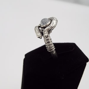 The White Mage Staff Ring With Moonstone - Magical Jewelry for Wizards ...